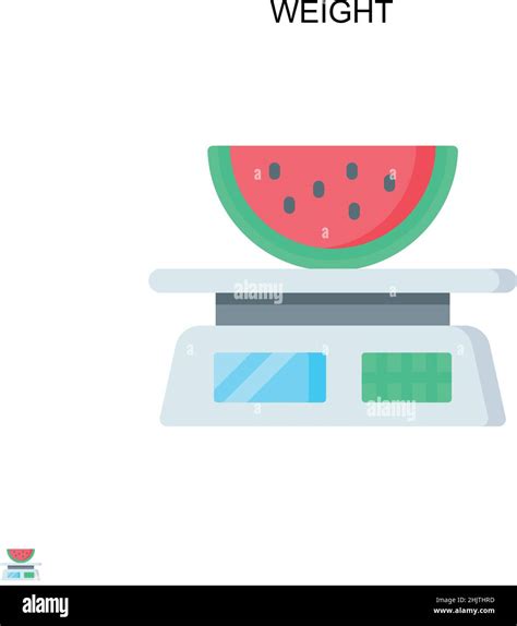 Weight Simple Vector Icon Illustration Symbol Design Template For Web Mobile Ui Element Stock