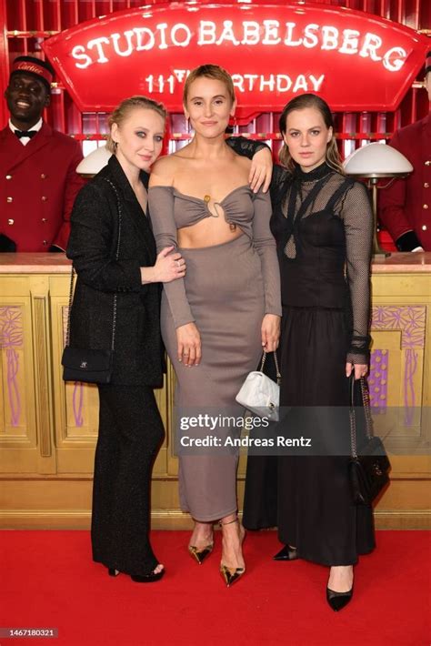 Anna Maria Mühe Peri Baumeister And Alicia Von Rittberg Attend The