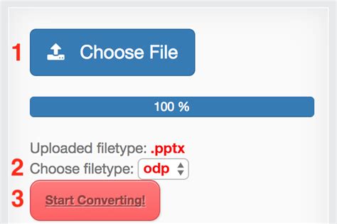 Convert Pptx To Odp Online Without Installation File Converter Online