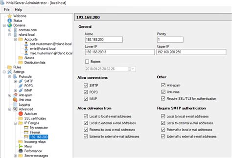 hMailServer Freien Mail Server für Windows installieren und konfigurieren WindowsPro