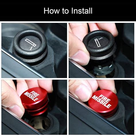 Fire Missile Eject And Panic Button 12v Plug Covers The Green Head