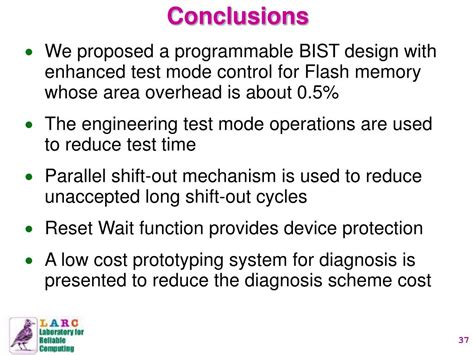 Ppt Flash Memory Built In Self Test With Enhanced Test Mode Control Powerpoint Presentation
