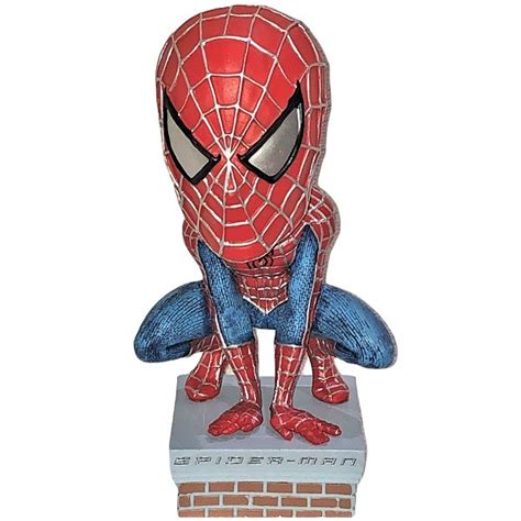Crouched Spidey Head Knocker Comic Book Collectibles Store
