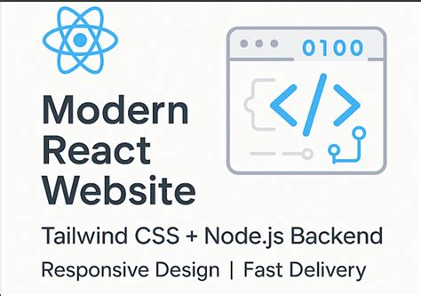 Create A Modern React Website Using Tailwind Css By Paraspawar157 Fiverr