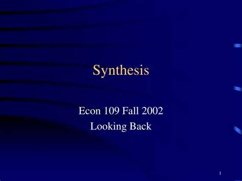 Ppt Understanding Economic Concepts And Perspectives In Synthesis Economics Powerpoint