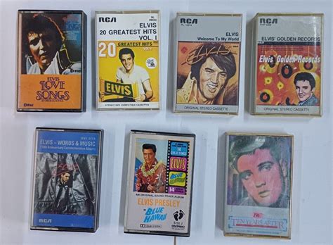 Elvis Presley Vintage Cassette Hobbies And Toys Music And Media Cds