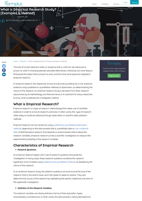 What Is Empirical Research Study Examples Method Pricing Templates
