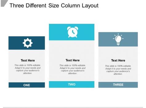 Three Column Layout Slide Team