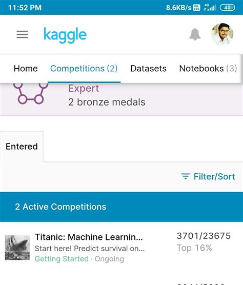 Sainath Krothapalli On Linkedin Kaggle Machinelearning Learningeveryday