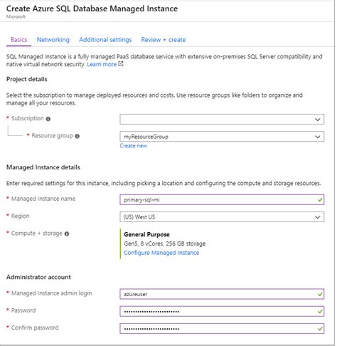 Tutorial Add Sql Managed Instance To A Failover Group Azure Sql