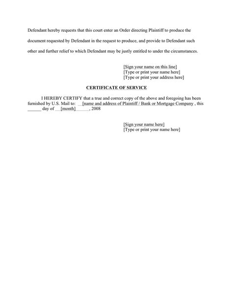Defendant S Motion To Compel Form In Word And Pdf Formats Page Of