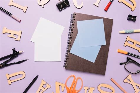 Free Photo Notebook And Sticky Notes