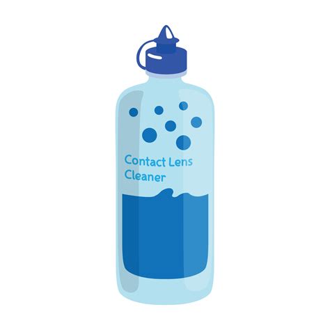 Contact Lens Cleaner For Art Craft Vector Illustration 10566513 Vector