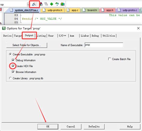 Keil开发stm32生成hex文件bin文件keil Hex转bin Csdn博客
