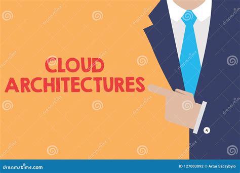 Writing Note Showing Cloud Architectures Business Photo Showcasing