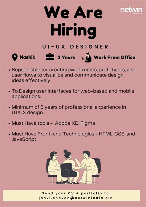 Janhvi Chavan On Linkedin Ui Ux Designerjobs Nashikjobs