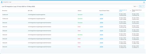 Integration Logs Merlin Help