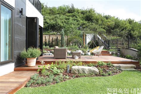 지구를 즐길 줄 아는 이들의 주택 정원 Culture 전원주택있는 월간 전원속의 내집