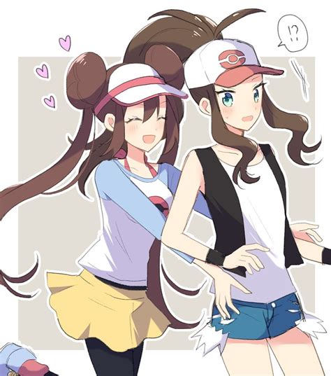 Rosa And Hilda Pokemon And 2 More Drawn By Ohnpkmn Danbooru