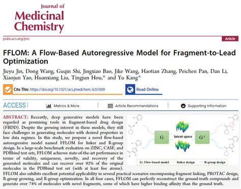 J Med Chem Fflom：一种基于流的从片段到先导化合物优化的自回归模型 知乎