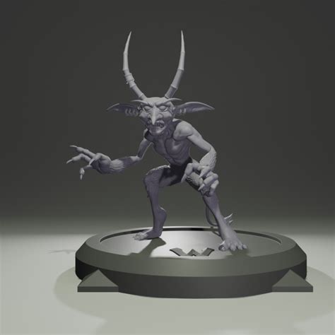 D Printable Imp Warlock Minion Warcraft By Douglas Salles