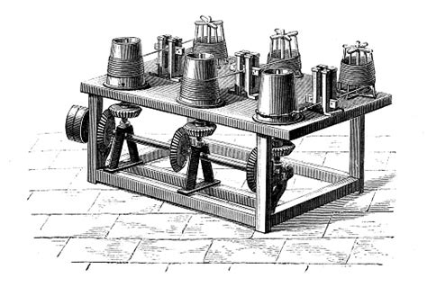 19세기 산업 기술 및 장인정신의 앤티크 일러스트 야금 와이어 작품 19세기에 대한 스톡 벡터 아트 및 기타 이미지 19세기 19세기 스타일 강철 Istock