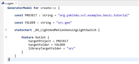 Configuring A Generator
