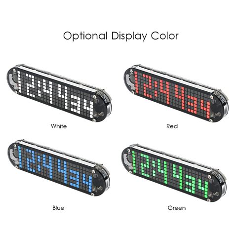 Ds3231 Led Alarm Clock Kit High Accuracy Diy Digit Grandado