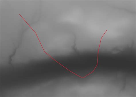 Raster Qgis Intersect Rasterdata With Vectorline Geographic