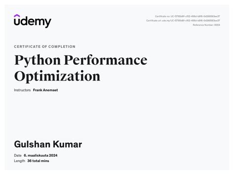 Gulshan Kumar On Linkedin Udemy Course Completion Certificate