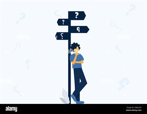 Into The Uncertainty Stock Vector Images Alamy