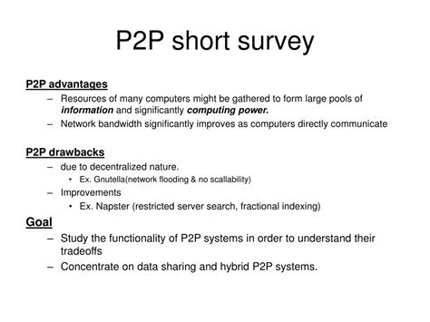 Ppt Comparing Hybrid Peer To Peer Systems Powerpoint Presentation Free Download Id4632792