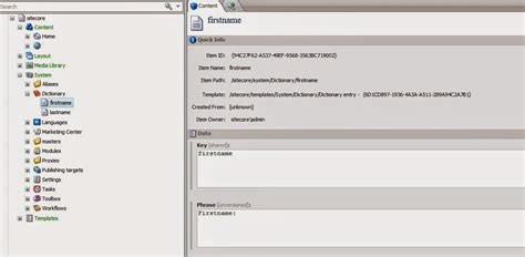 Sitecore Promenade Using Dictionary For Static String