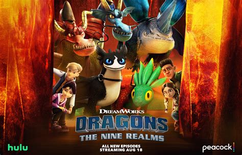 Dreamworks Debuts Season 3 Trailer For Dragons The Nine Realms Soaring Onto Hulu And Peacock