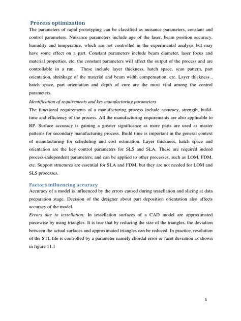 Rapid Prototyping Optimization Download Free Pdf Teaching