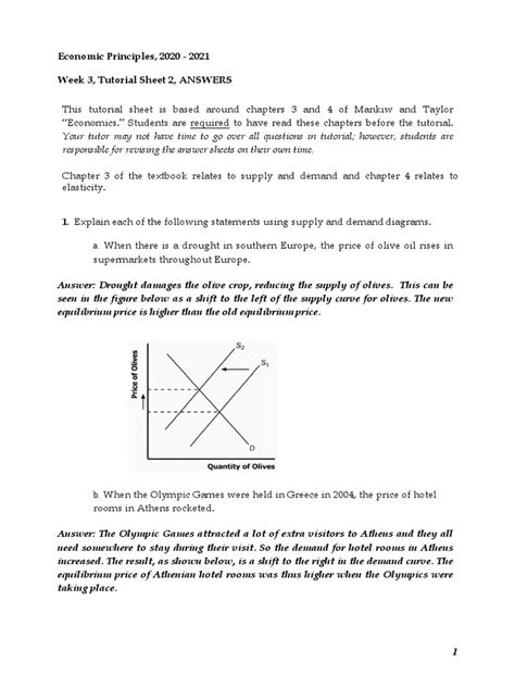 Economic Principles Tutorial 2 Answers Pdf