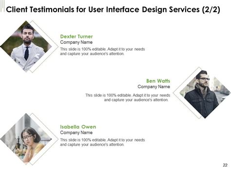 user interface design proposal powerpoint presentation slides