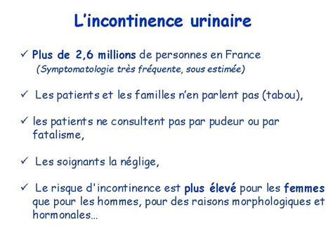 Lincontinence Urinaire De La Personne Ge Une Prise