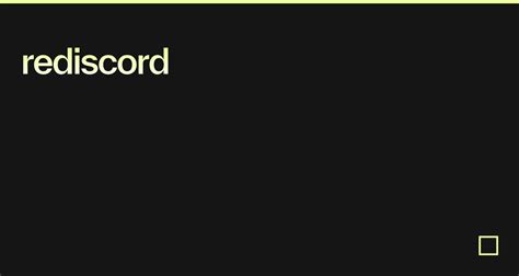 Rediscord Codesandbox
