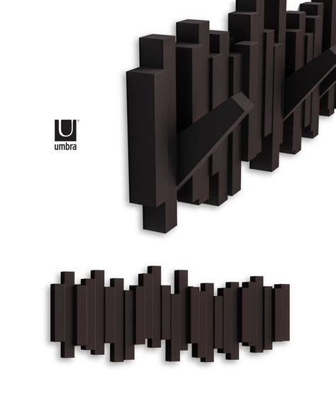Вешалка настенная umbra sticks - 80 фото