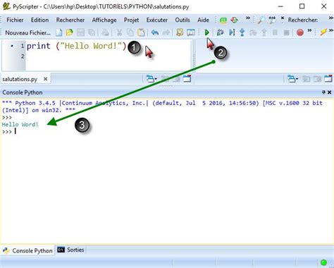 Tutorielpython3 Initiation à La Programmation 4 Regard Critique Sur Notre 1er Script