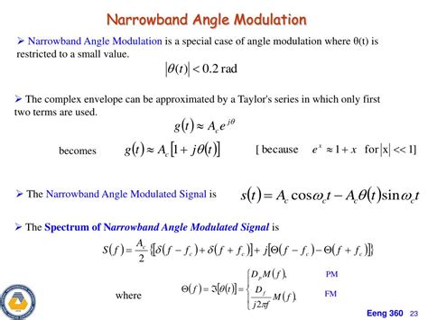 Ppt Chapter 5 Am Fm And Digital Modulated Systems Phase Modulation Pm Frequency Modulation
