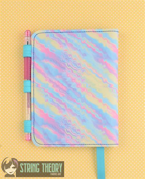 Zero Fucks Notebook Cover String Theory Fabric Art