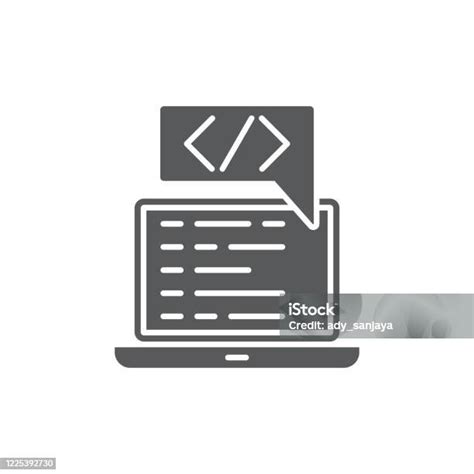 사용자 정의 코딩 기호 프로그래밍 벡터 아이콘 흰색 배경에 격리 0명에 대한 스톡 벡터 아트 및 기타 이미지 0명 Html