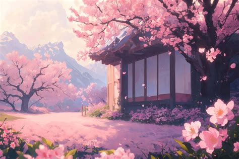 1500 Cherry Blossom Tree Anime Wallpapers
