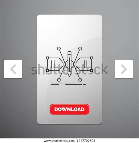 Architect Constructing Grid Sketch Structure Line Stock Vector Royalty Free 1247702806