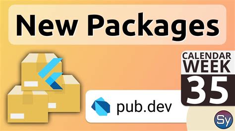 New Package Releases On Pubdev Week 35 Flutter And Dart Youtube