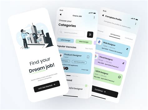 Job Finding App Design Behance