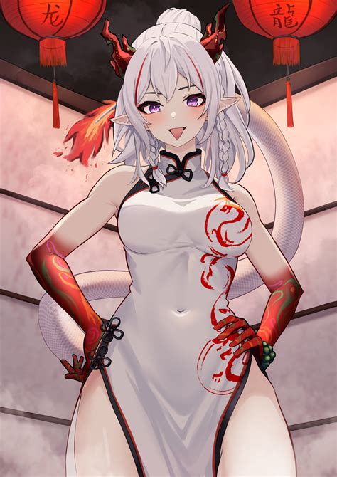 Nian And Nian Arknights Drawn By Yan Kodiac Danbooru