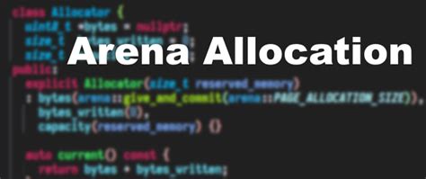 C Programming Arena Allocation Dev Community